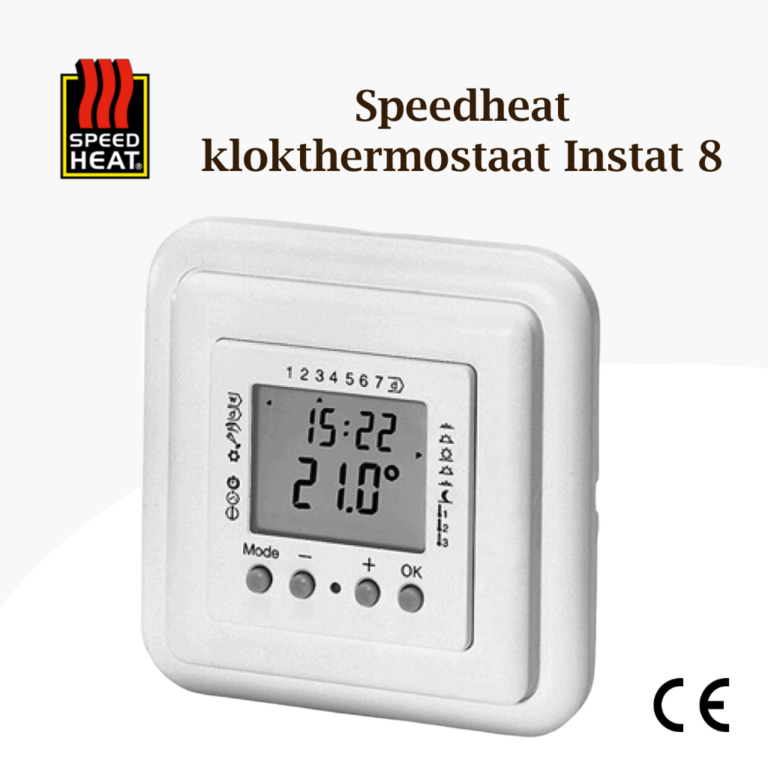 Speedheat klokthermostaat Instat 8 - Speedheat